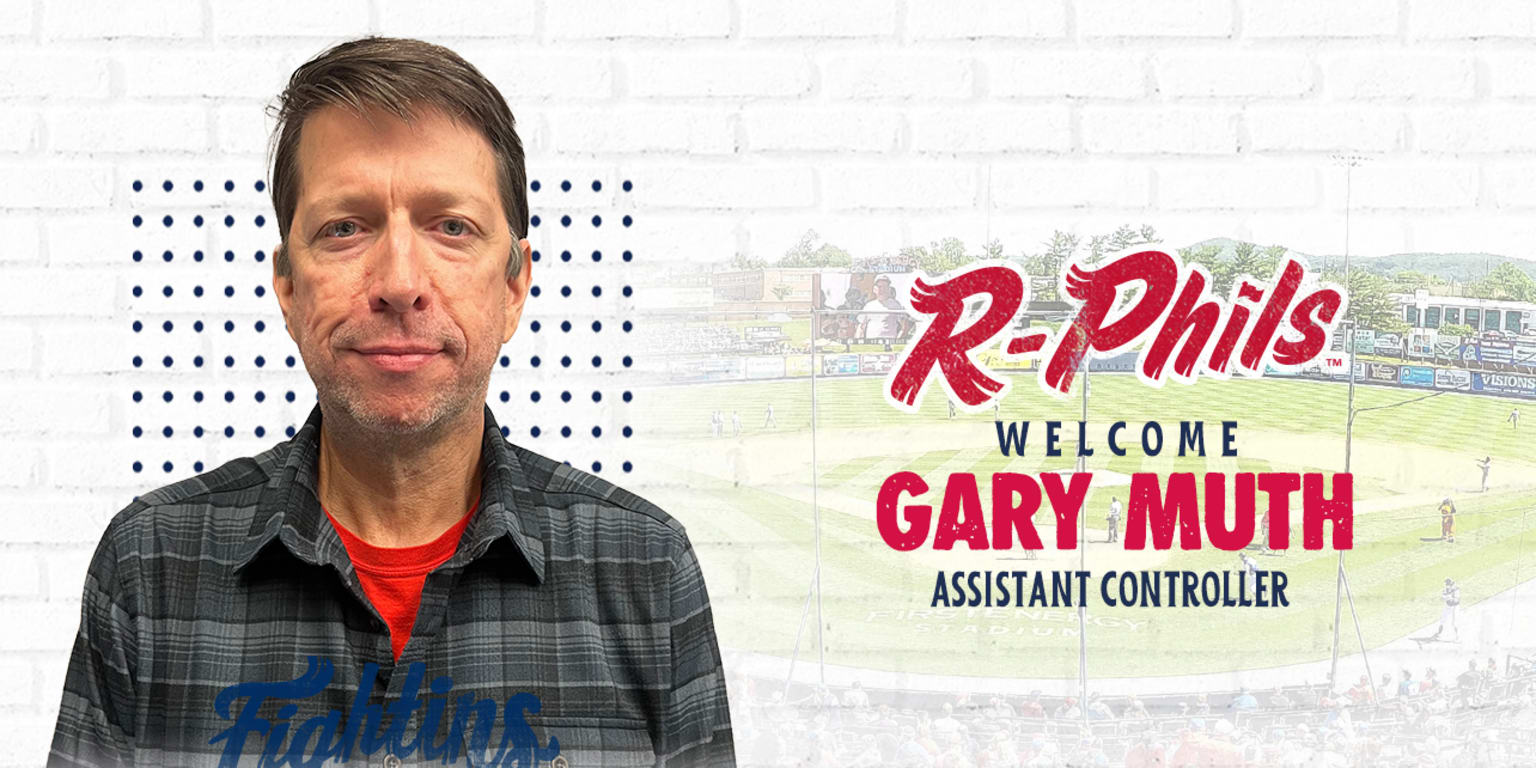 Fightin Phils Name Gary Muth Assistant Controller | Fightin Phils