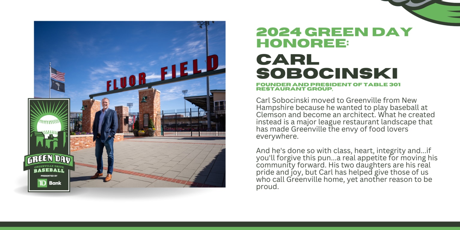 2024 Green Day Honoree - Carl Sobocinski | MiLB.com