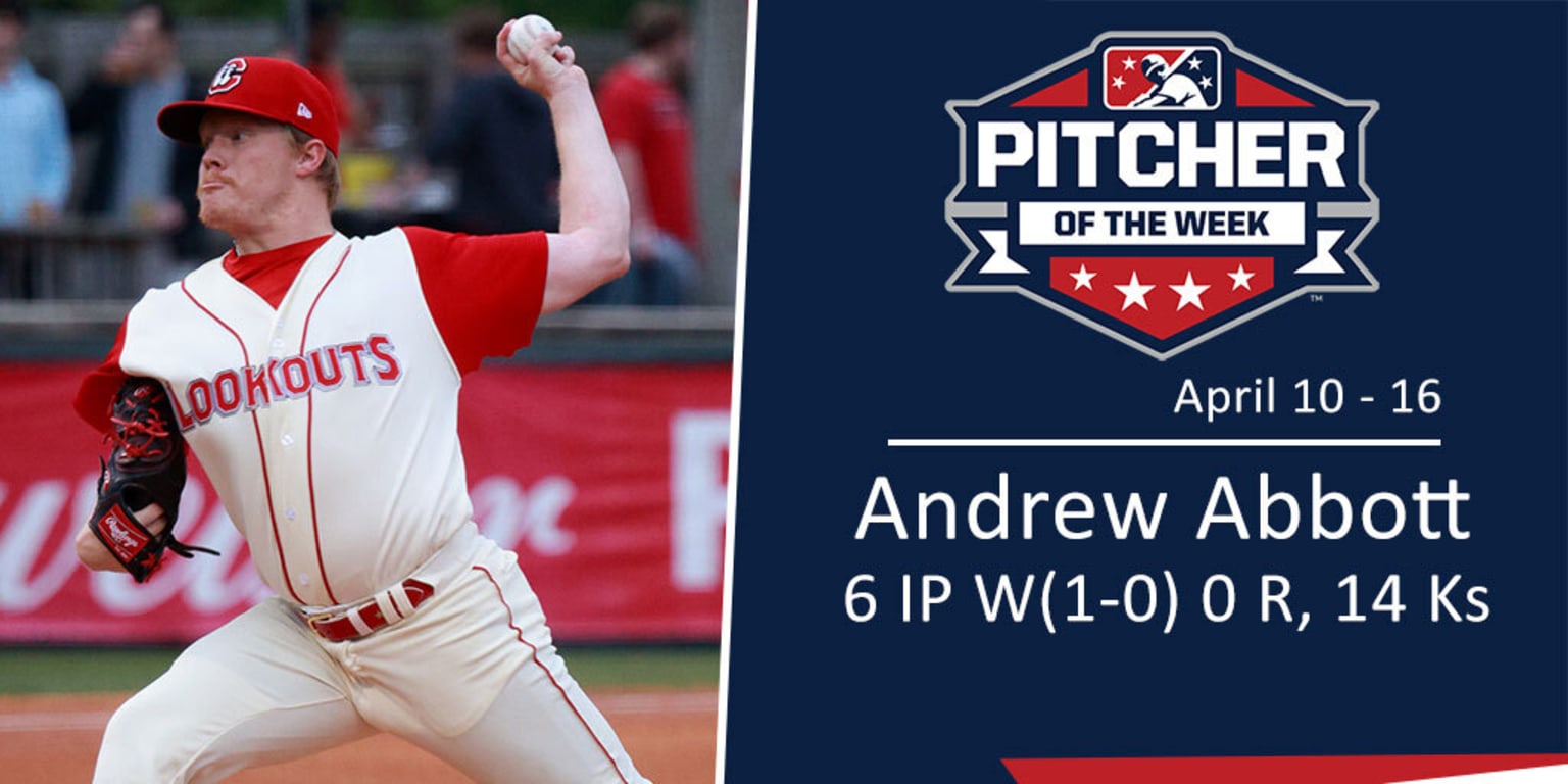 Andrew Abbott Named Pitcher of the Week | MiLB.com