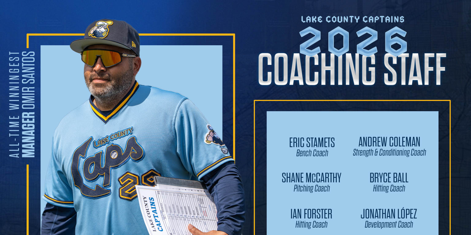 Lake County Captains Announce 2026 Coaching Staff | MiLB.com