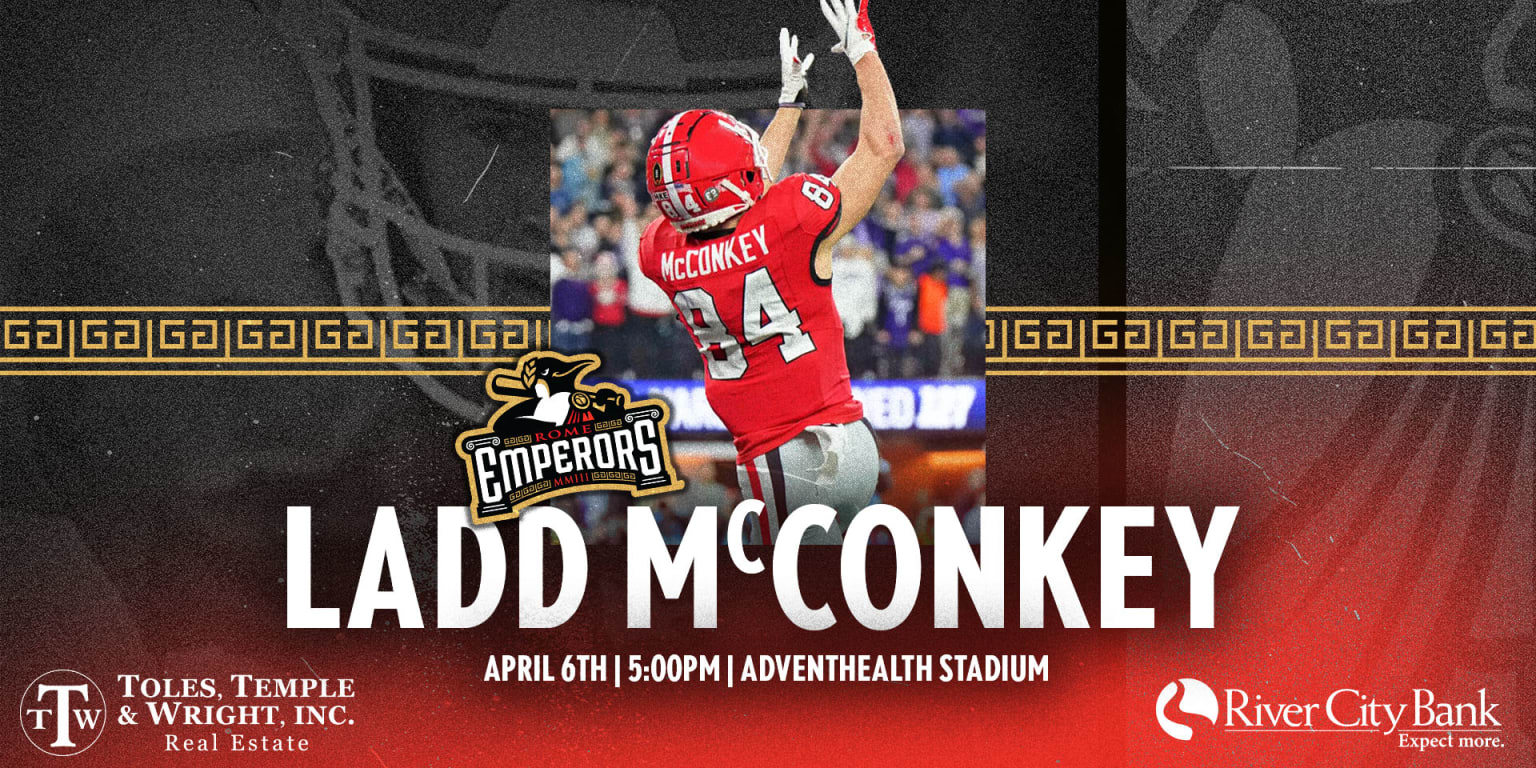 Ladd McConkey to appear at Rome Emperors Game | Emperors