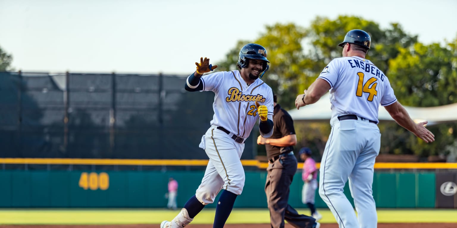 Biscuits Split Doubleheader Against M-Braves | MiLB.com