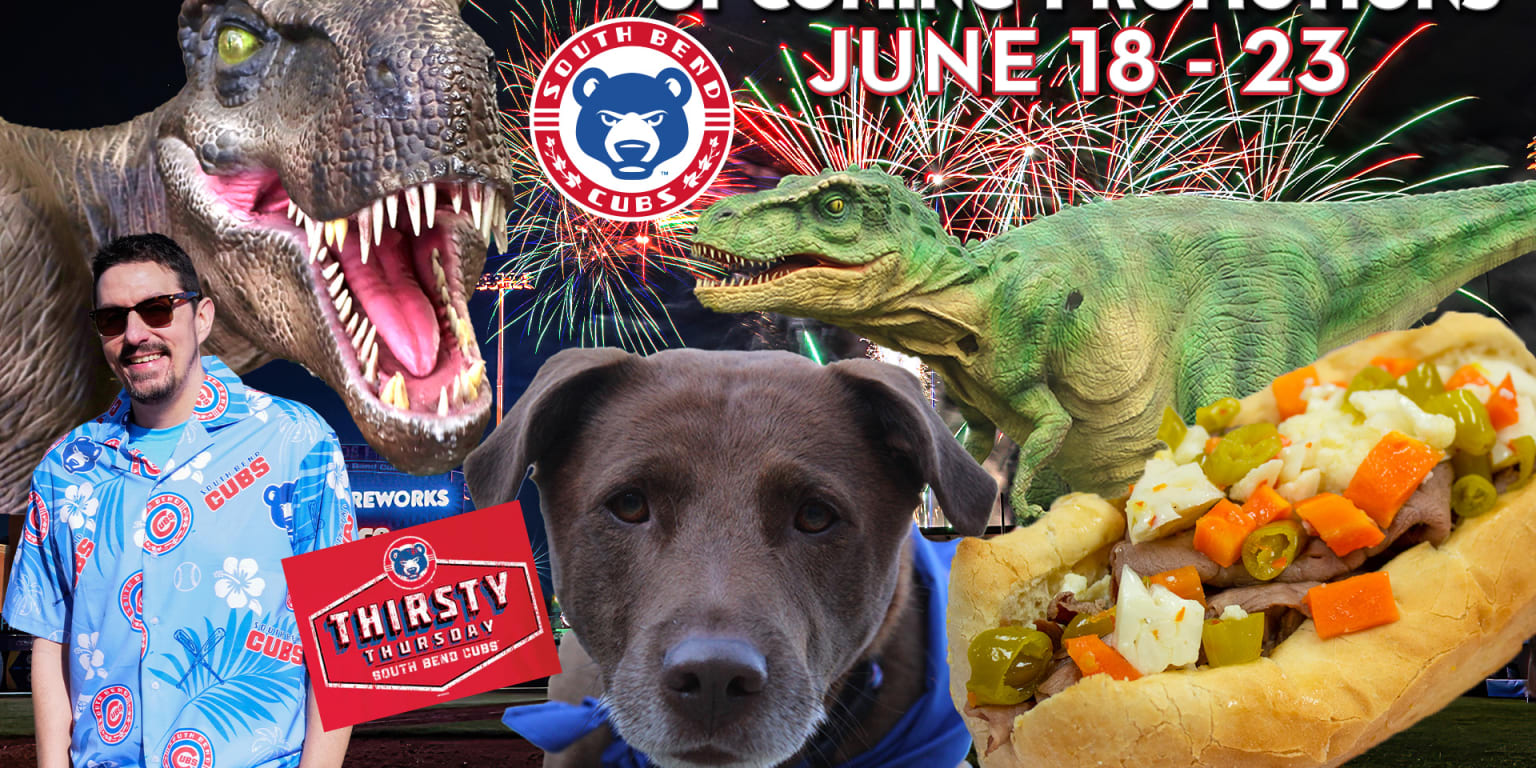 Dinosaurs, Giveaways, and Fireworks Headline Next Week’s Homestand ...