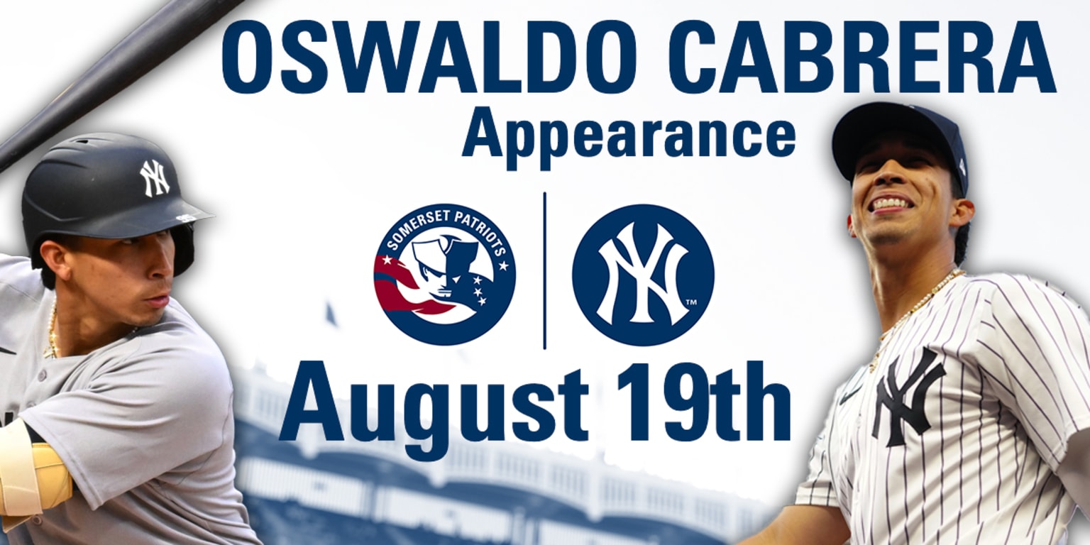 Oswaldo Cabrera To Appear At August 19th Somerset Patriots Game | Patriots