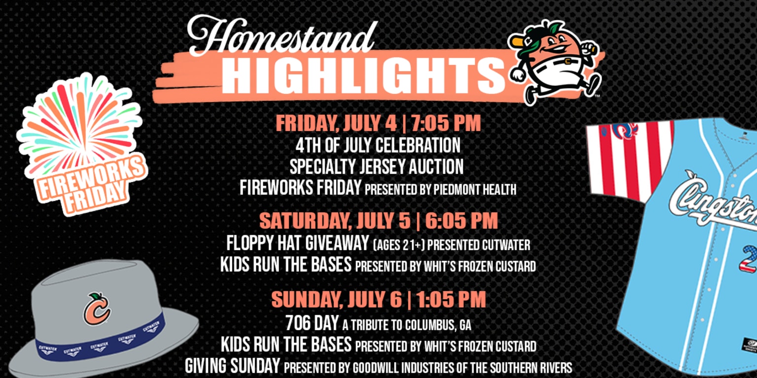 Homestand Highlights: Clingstones Celebrate Stars, Stripes, and ...