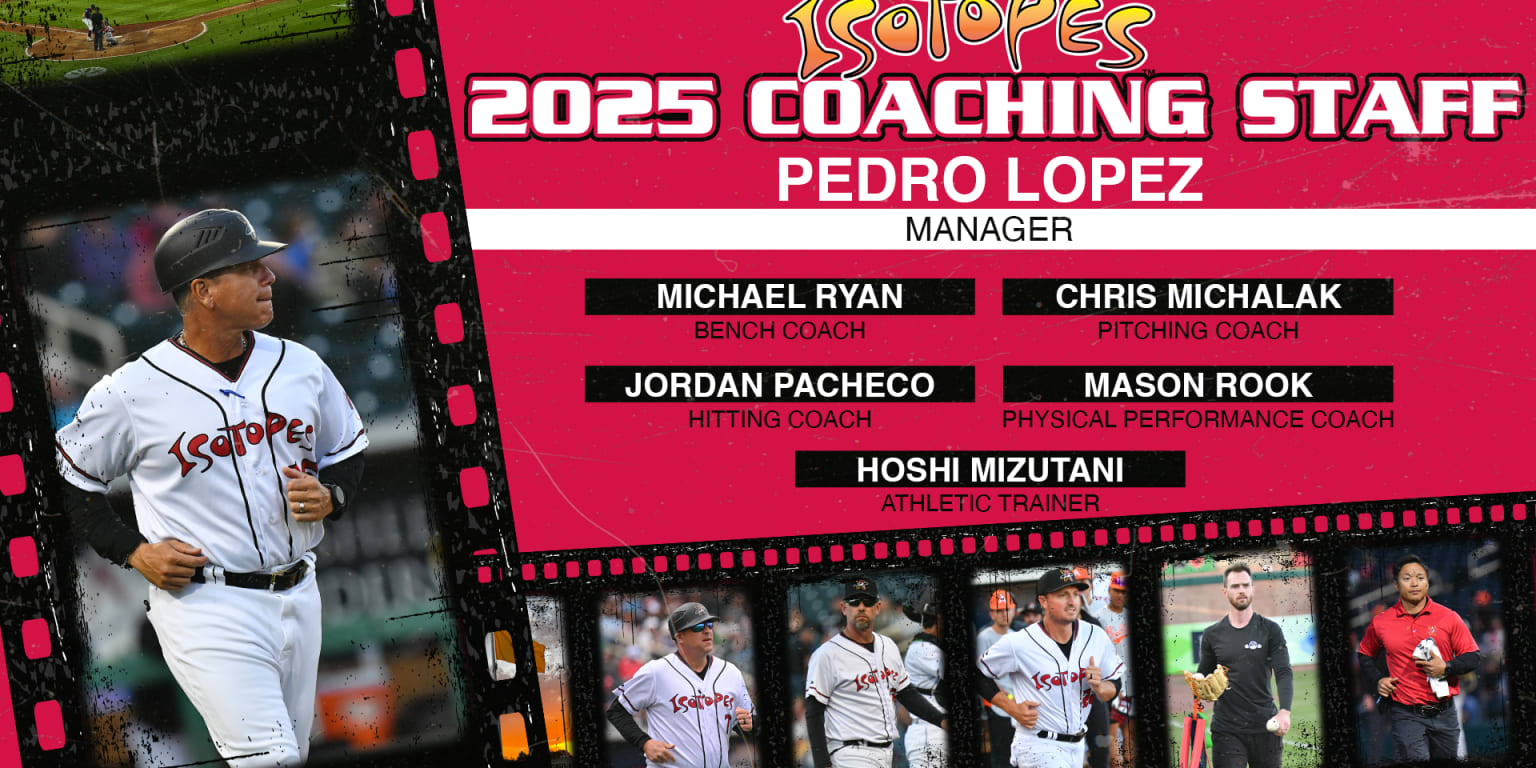 Isotopes Announce 2025 Coaching Staff; Pedro Lopez Back for Third Year ...