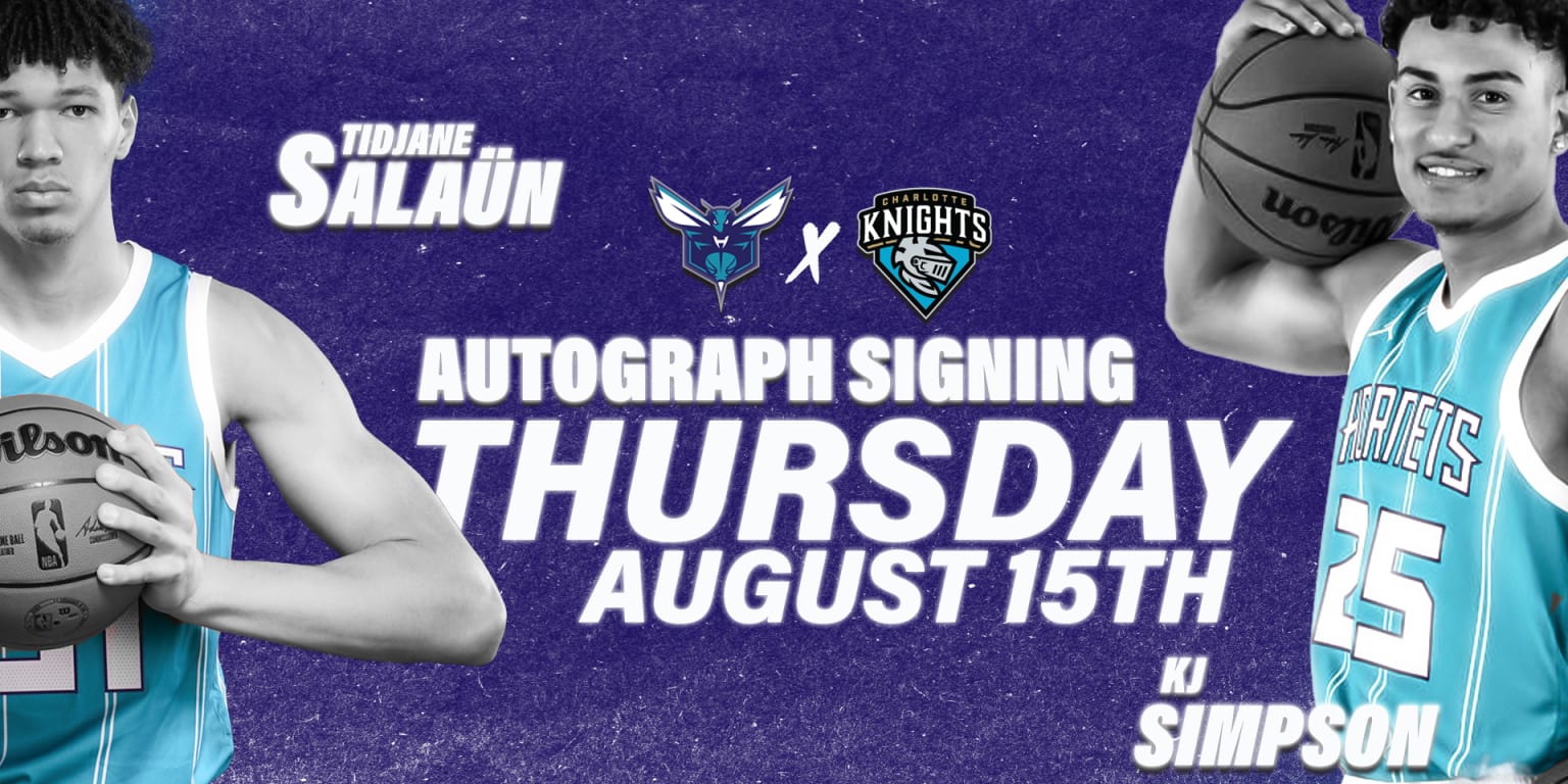 Knights to Welcome Hornets 2024 Draft Picks Tidjane Salaun & KJ Simpson ...