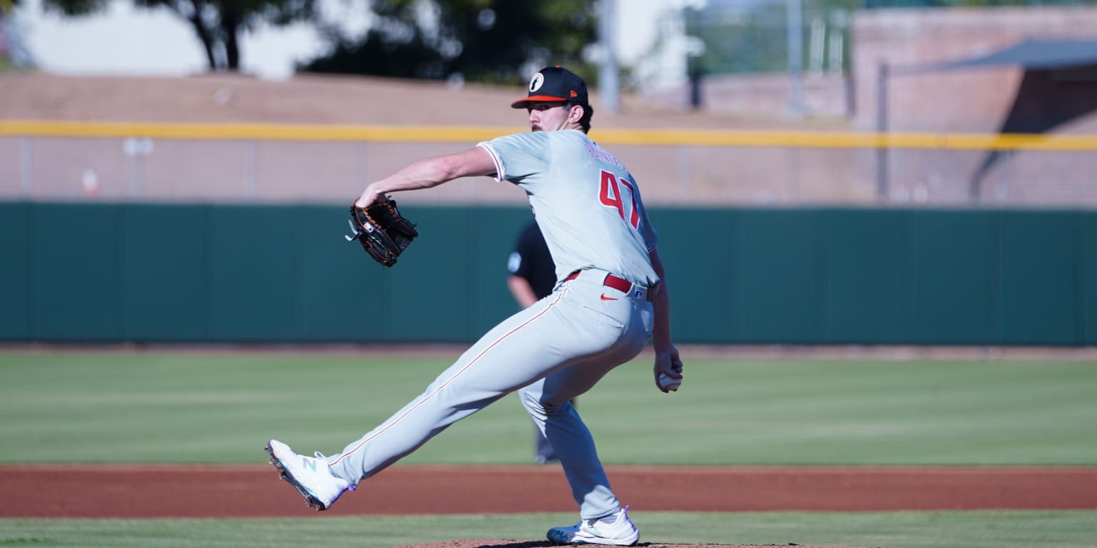 Phillies prospect Andrew Painter pitches in game for first time in over ...
