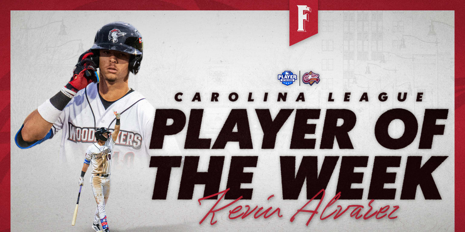 Kevin Alvarez Named Carolina League Player of the Week