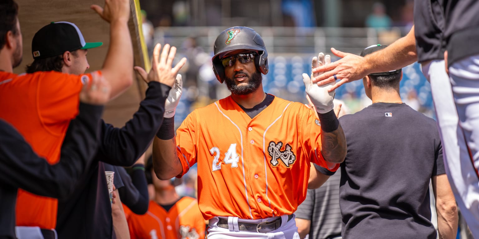 Goodrum's Two Homers Can't Power Tides to Win | MiLB.com
