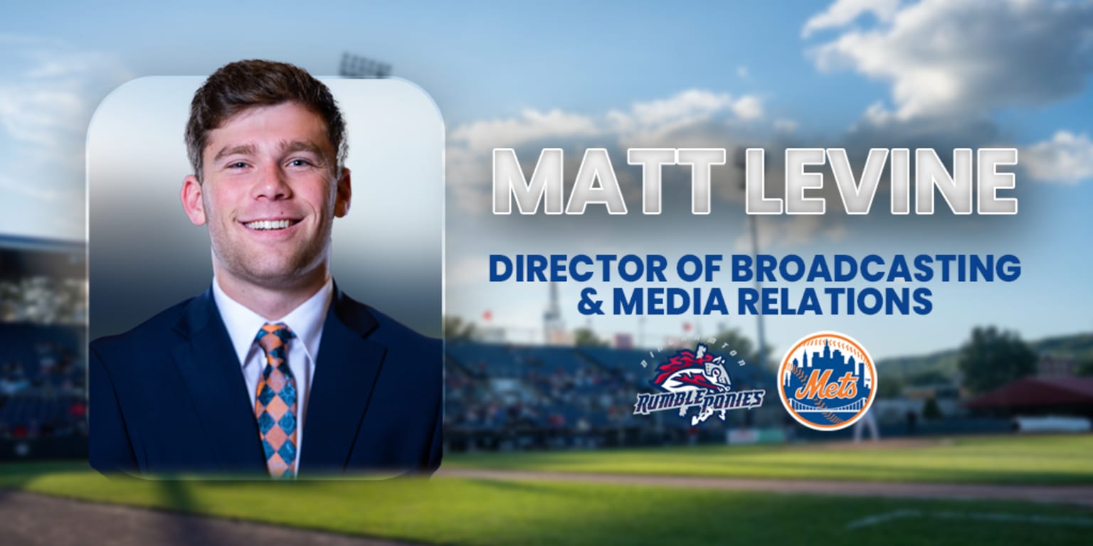 Matt Levine Elevated to Lead Play-by-Play Voice of the Rumble Ponies ...