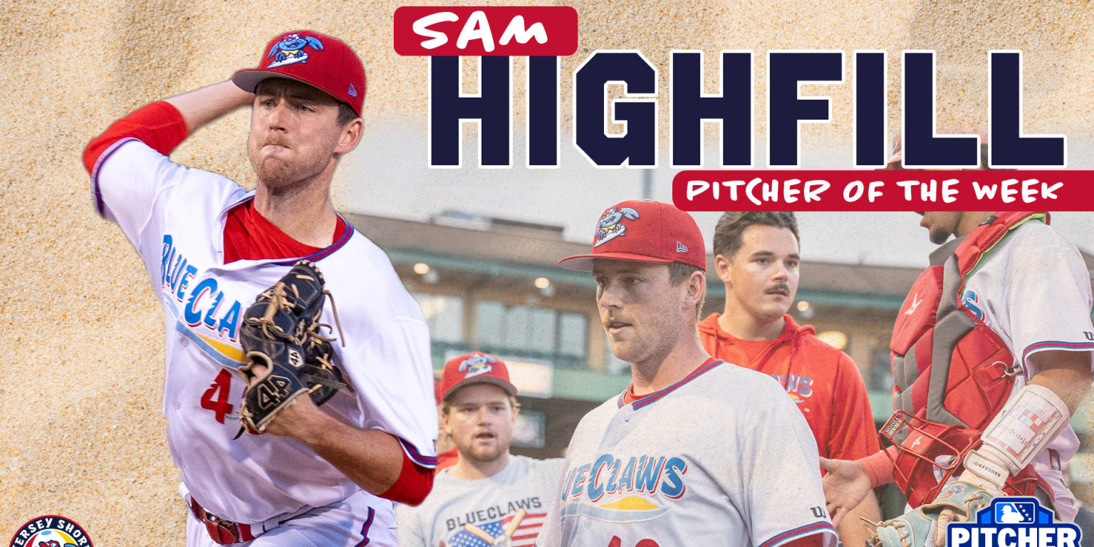 Sam Highfill Named SAL Pitcher of the Week | MiLB.com