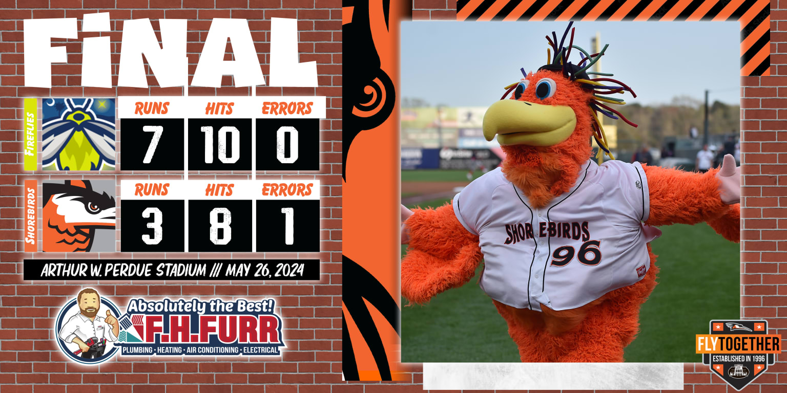 Fireflies Defeat Shorebirds in Series Finale | MiLB.com