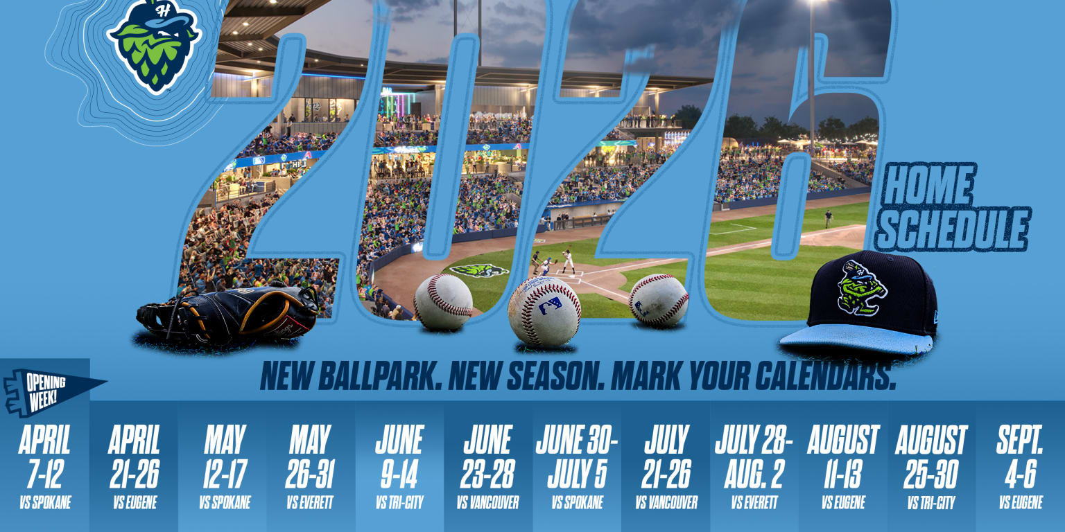 Hops Announce 2026 Schedule for Inaugural Season at New Ballpark | MiLB.com