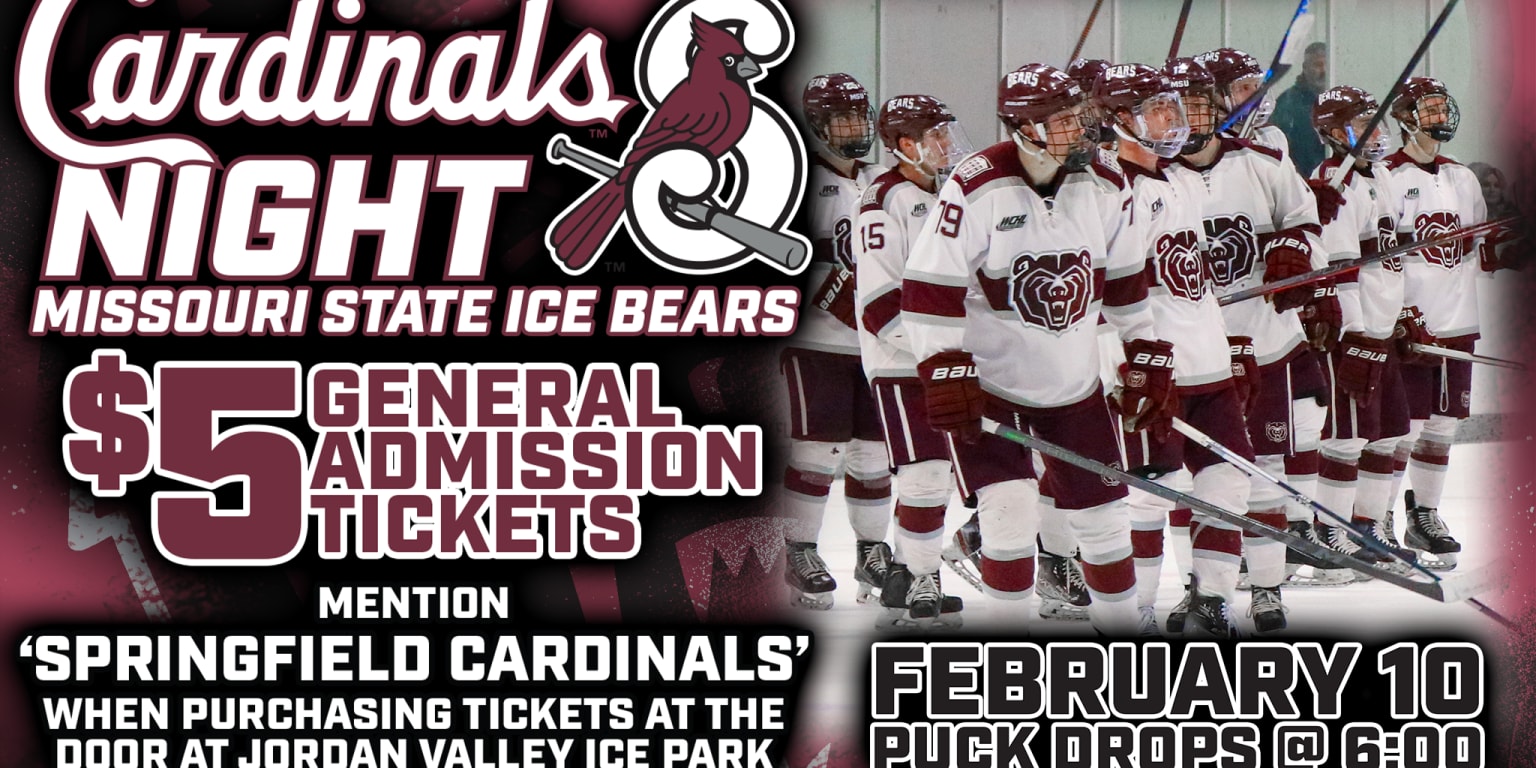 Springfield Cardinals Night at MSU Ice Bears is this Saturday, Feb. 10 ...