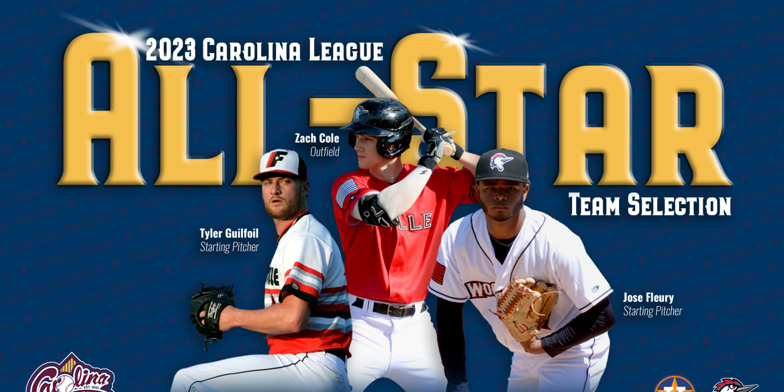 Zach Cole, Jose Fleury and Tyler Guilfoil Named Carolina League All ...