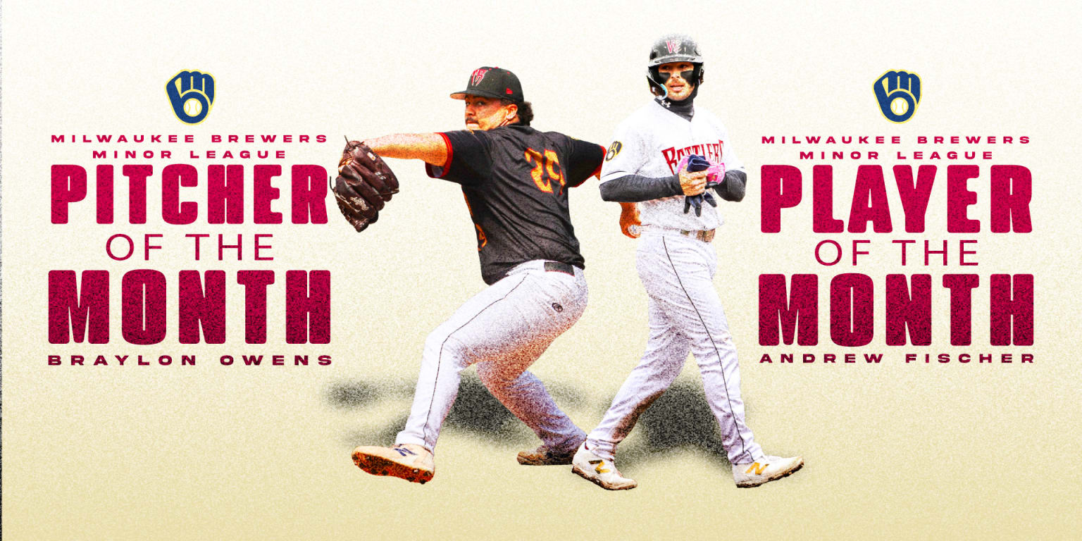 Fischer and Owens Win Brewers Minor League Awards for May