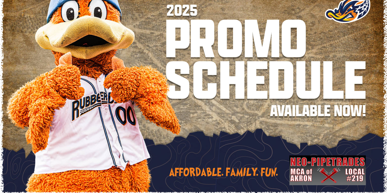 RubberDucks announce 2025 Promotional Schedule | RubberDucks