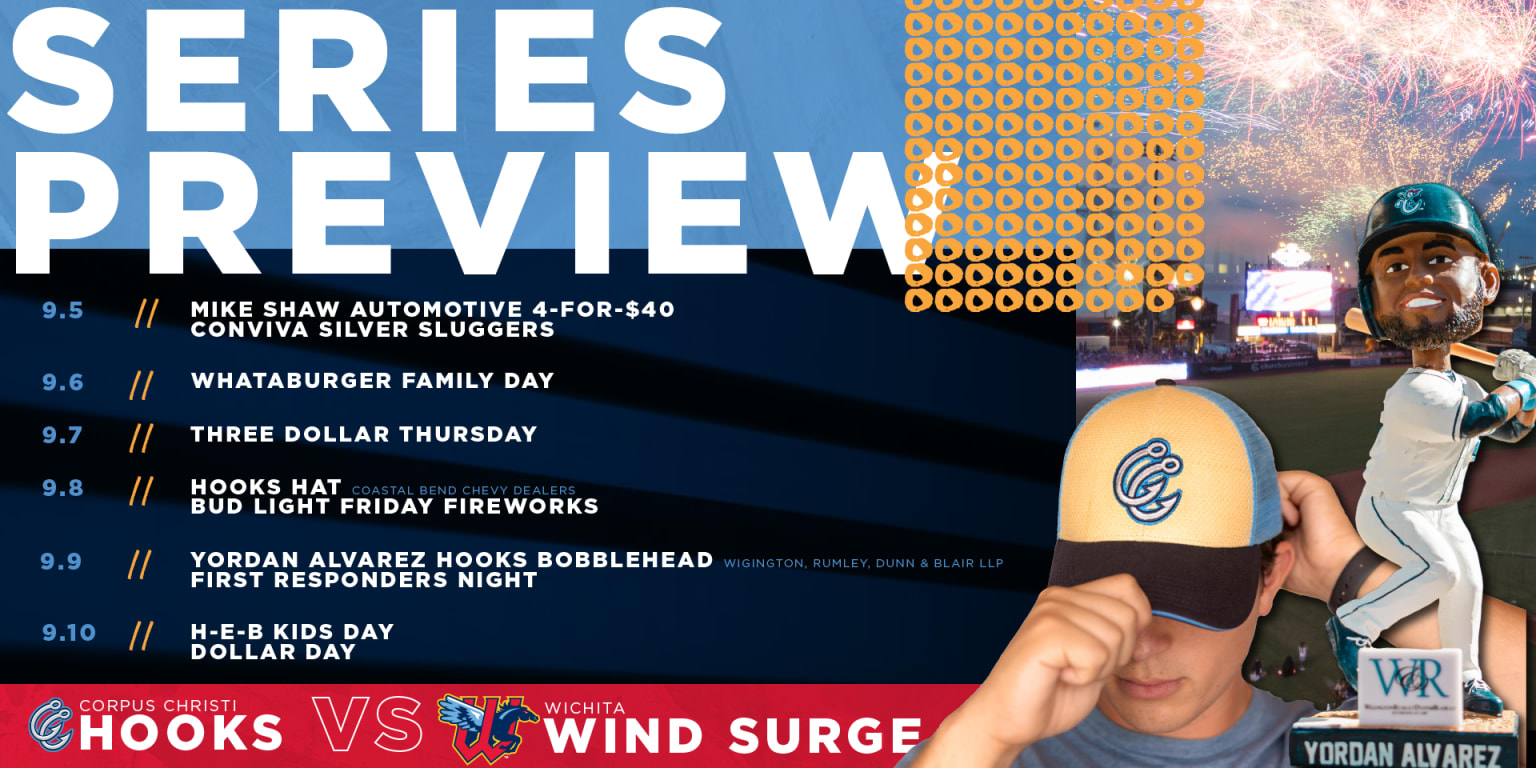 Hooks & Wind Surge Meet in Final Regular Season Homestand | MiLB.com