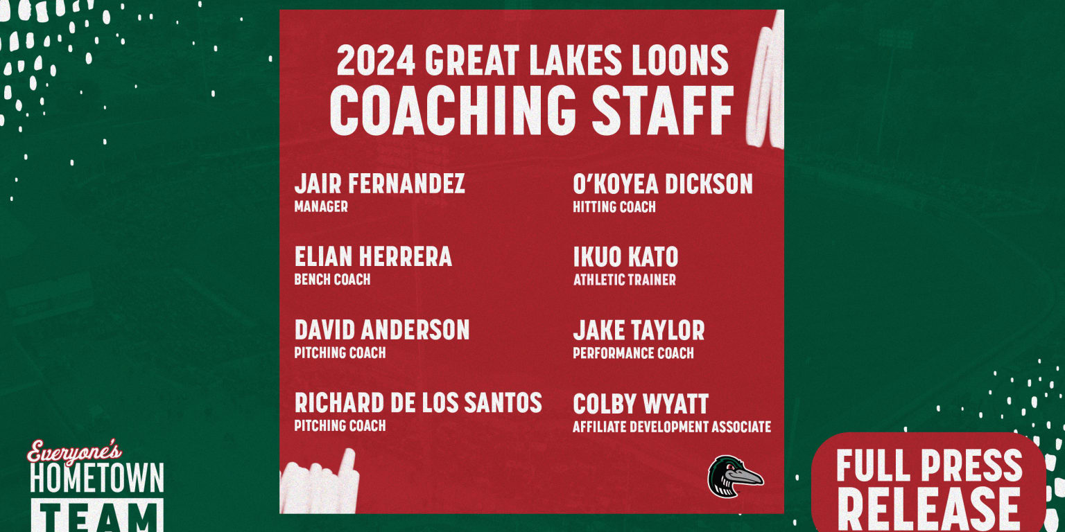 Dodgers Announce Full 2024 Loons Coaching Staff | MiLB.com