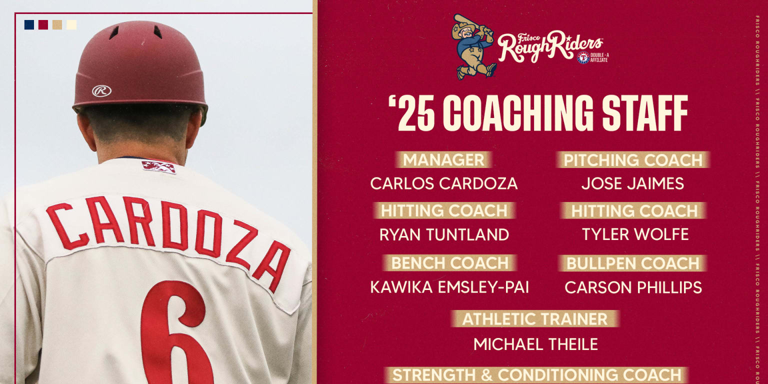 Rangers announce 2025 RoughRiders Field Staff | MiLB.com