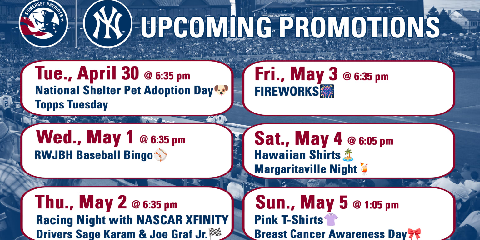Upcoming Promotions: April 30 - May 5 | MiLB.com