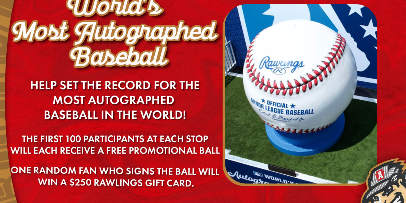World's Most Autographed Baseball Arrives at PNG Field | Curve