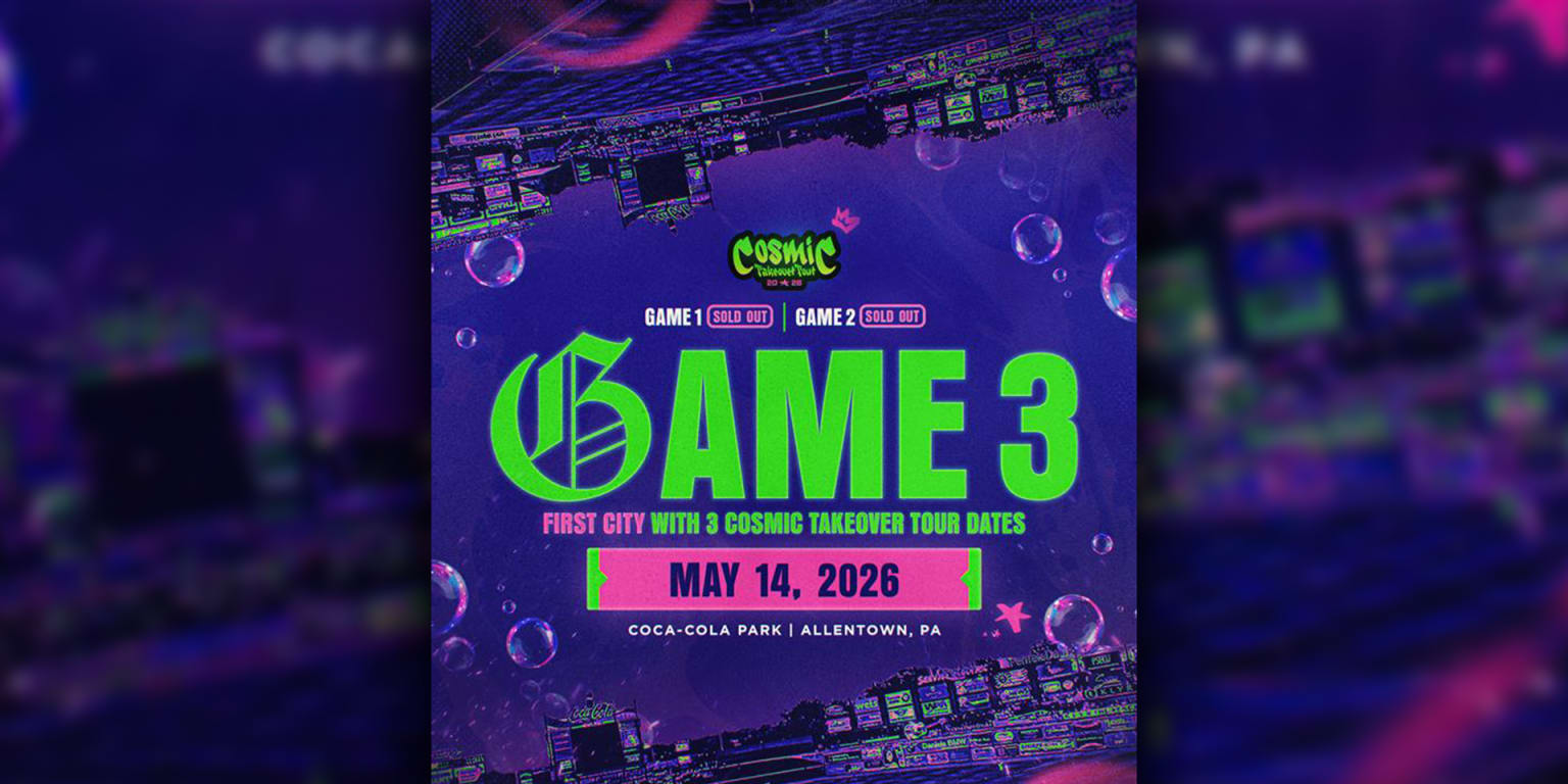 Third Cosmic Baseball Date Added at Coca-Cola Park | MiLB.com