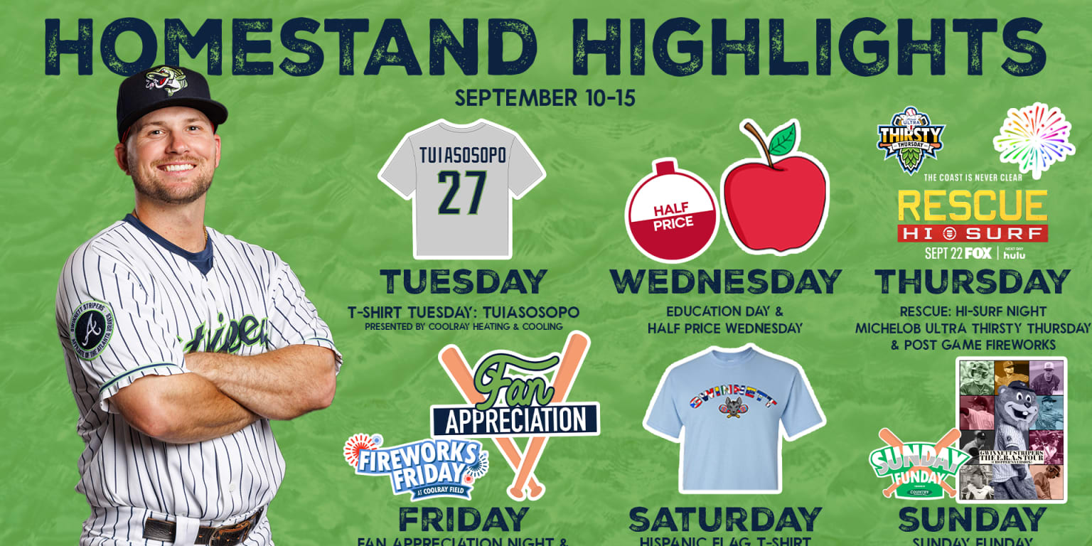 Homestand Highlights: Stripers Celebrate “Fan Appreciation Week” for ...
