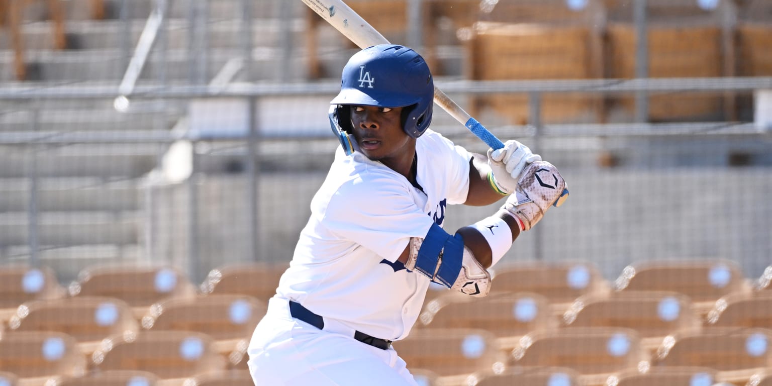 Dodgers prospect Zyhir Hope hits 470 foot homer in Arizona Fall League ...