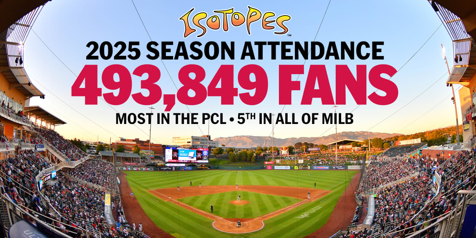 Isotopes Lead Pacific Coast League in Attendance For Fourth-Straight ...