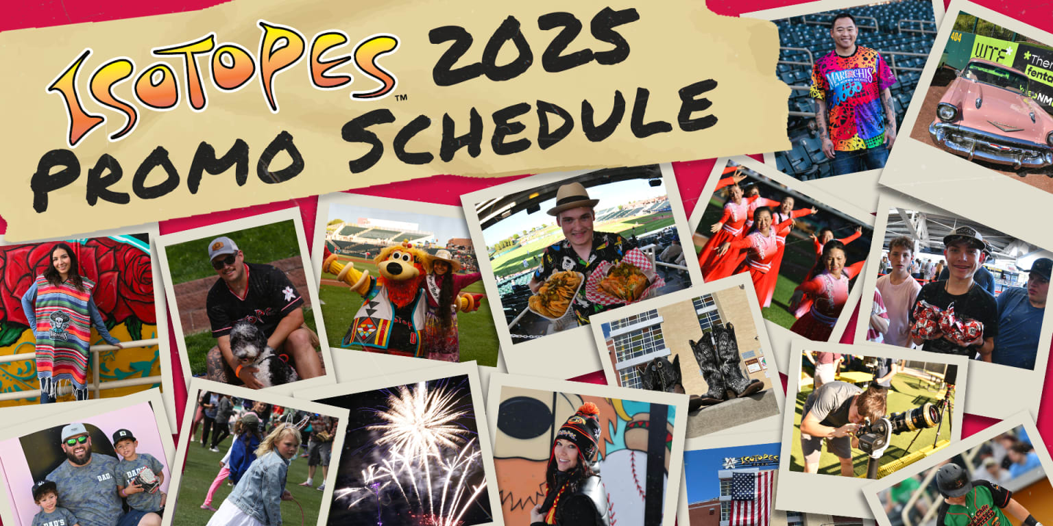 Isotopes Announce 2025 Promotional Schedule | MiLB.com