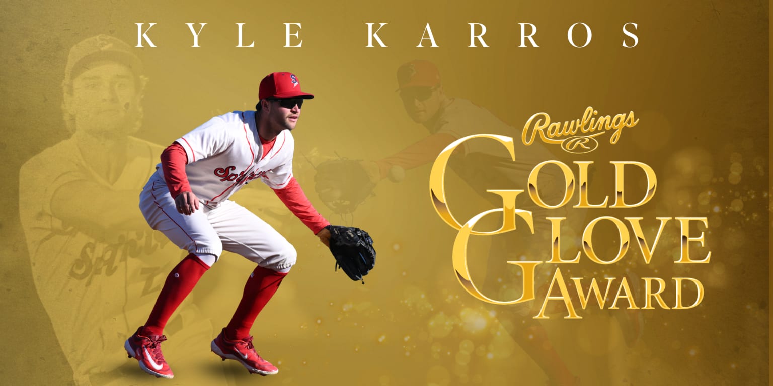 Kyle Karros Earns Rawlings Gold Glove Award® | MiLB.com