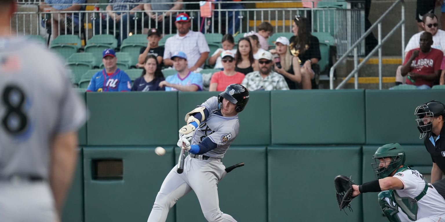Tayden Hall Hits First Double-A Home Run in 5-1 Loss to Clingstones