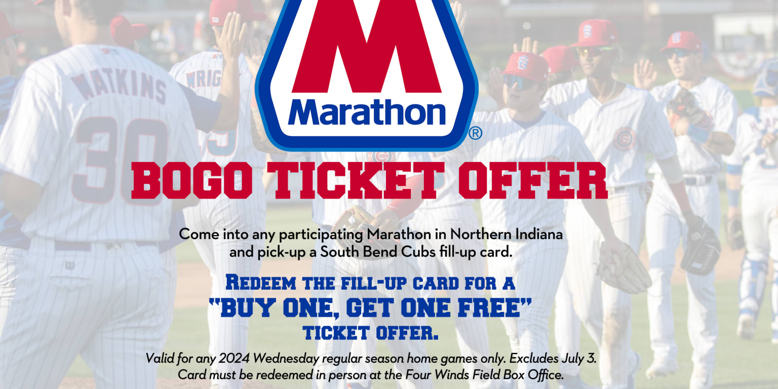 South Bend Cubs Offer Marathon BOGO Ticket Deal | MiLB.com