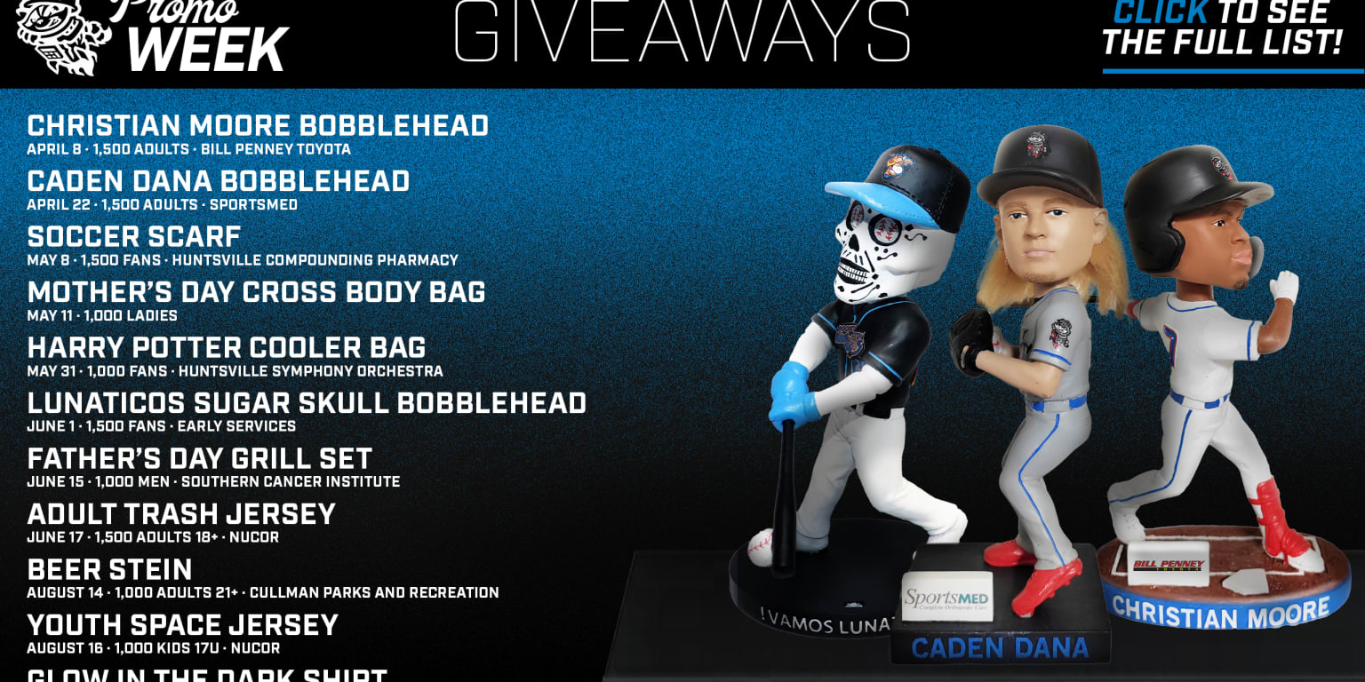25 Giveaways Appearances | MiLB.com