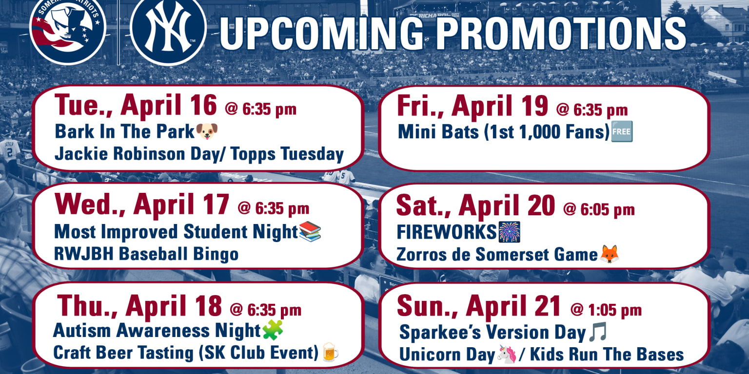 4/16 - 4/21 At The Ballpark: This Week's Promotions | MiLB.com