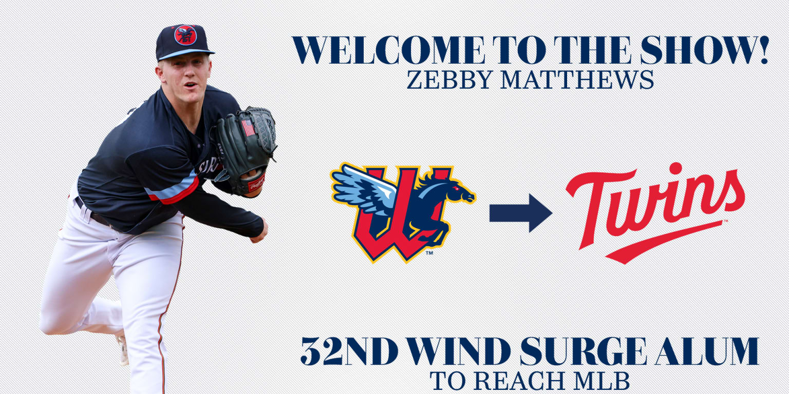 Zebby Matthews Called Up To Twins, Becomes 32nd Wind Surge Alum To Reach MLB | MiLB.com