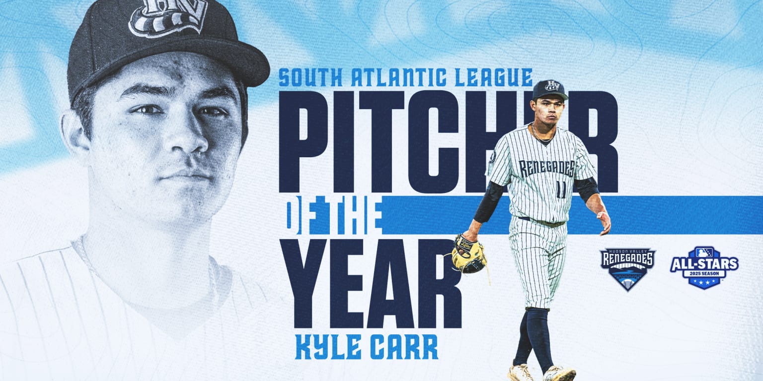 Kyle Carr named SAL Pitcher of the Year; Two Renegades named SAL All-Stars | MiLB.com