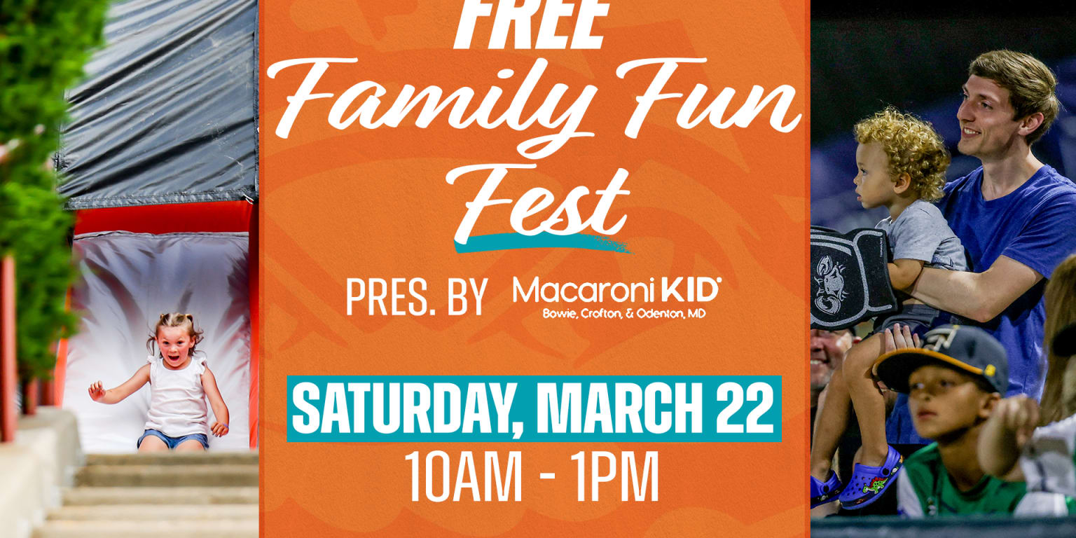 Baysox FREE Family Fun Fest Returns to Prince George's Stadium Saturday ...