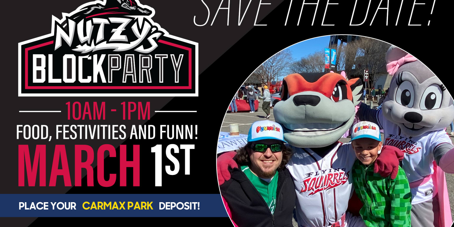 Flying Squirrels hosting Nutzy's Block Party on March 1 | Flying Squirrels