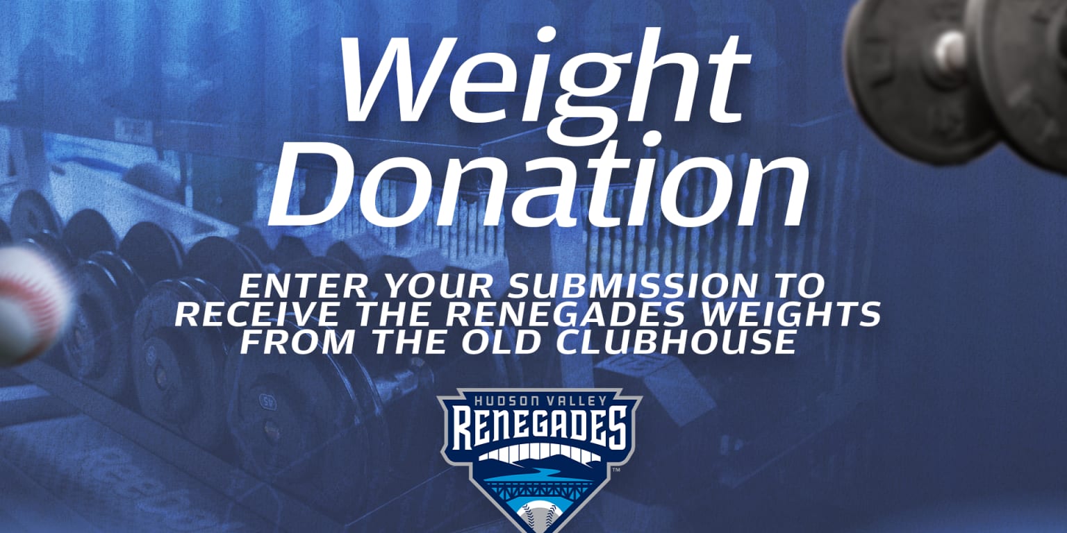 Get Pumped!: Renegades to donate weight training equipment | MiLB.com