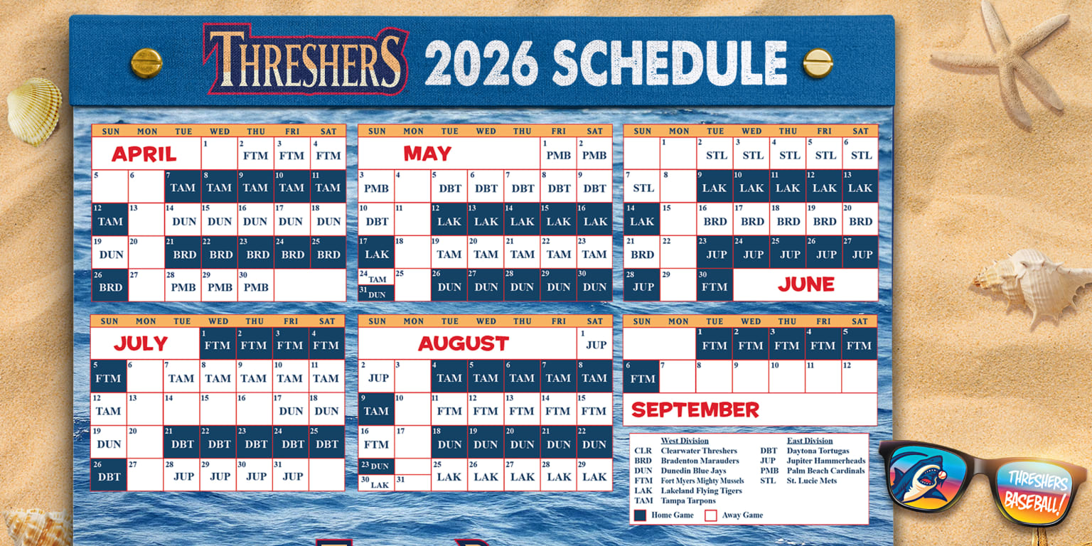 Threshers Announce 2026 Game Schedule | MiLB.com