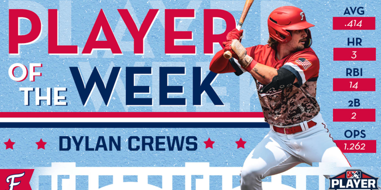Crews Wins Carolina League Player of the Week | MiLB.com