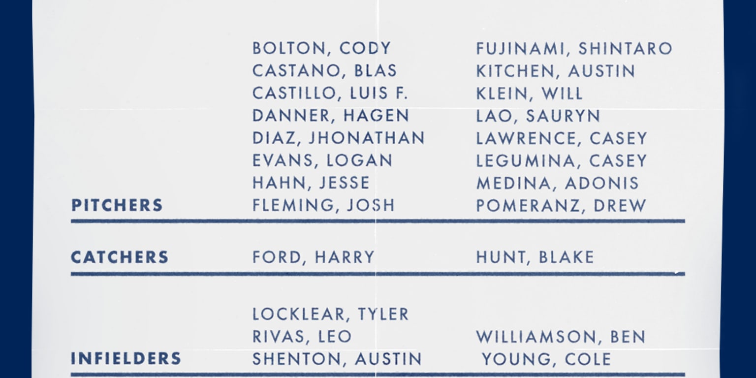 Rainiers Unveil Opening Day Roster | Rainiers
