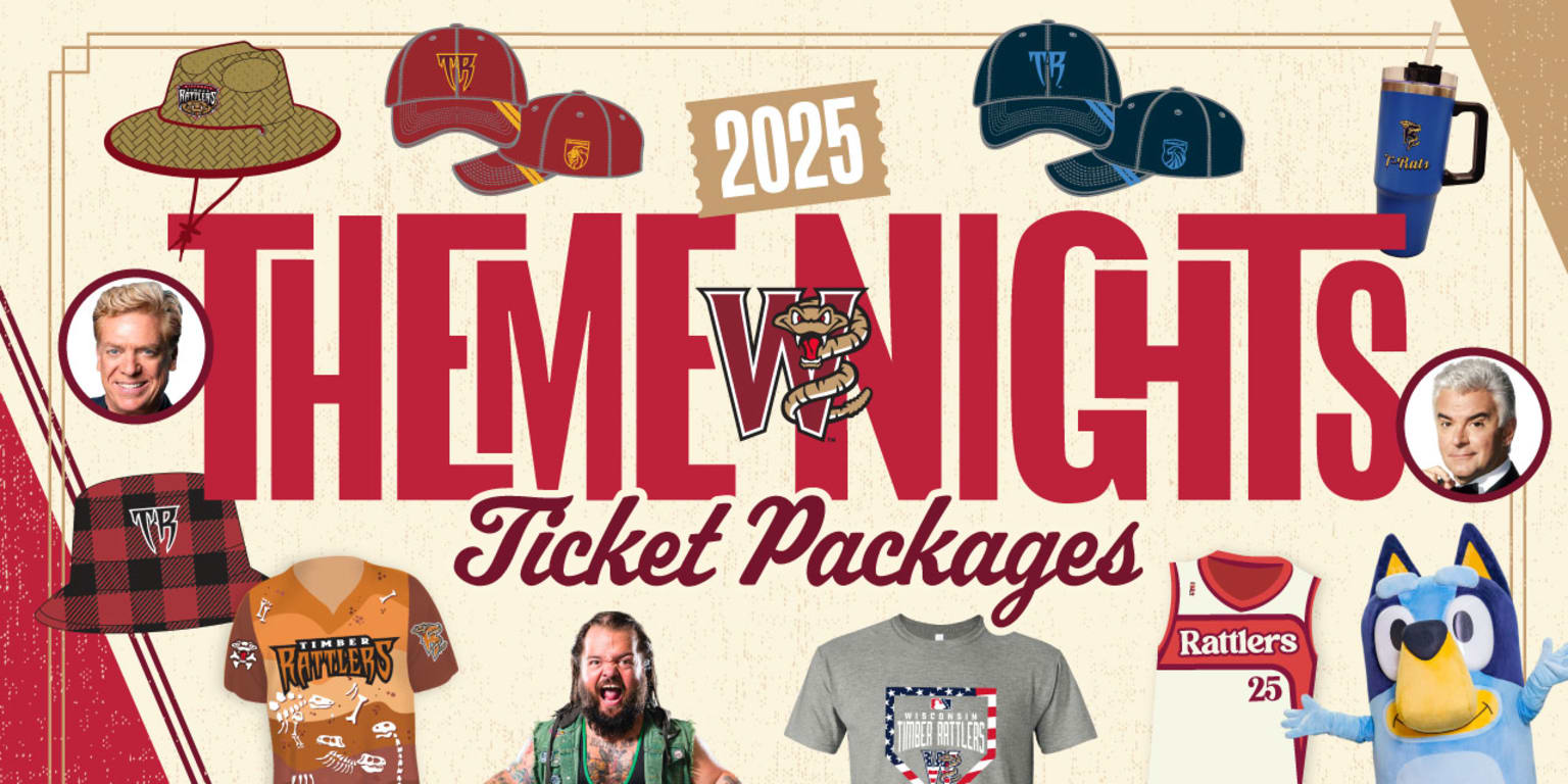 2025 Timber Rattlers Promotional Calendar: Theme Night Ticket Packages ...