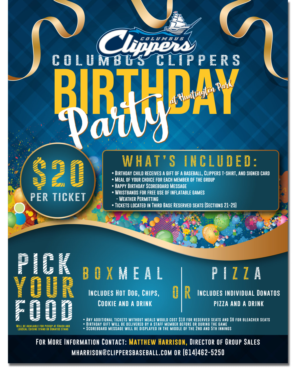 Party Packages | Clippers
