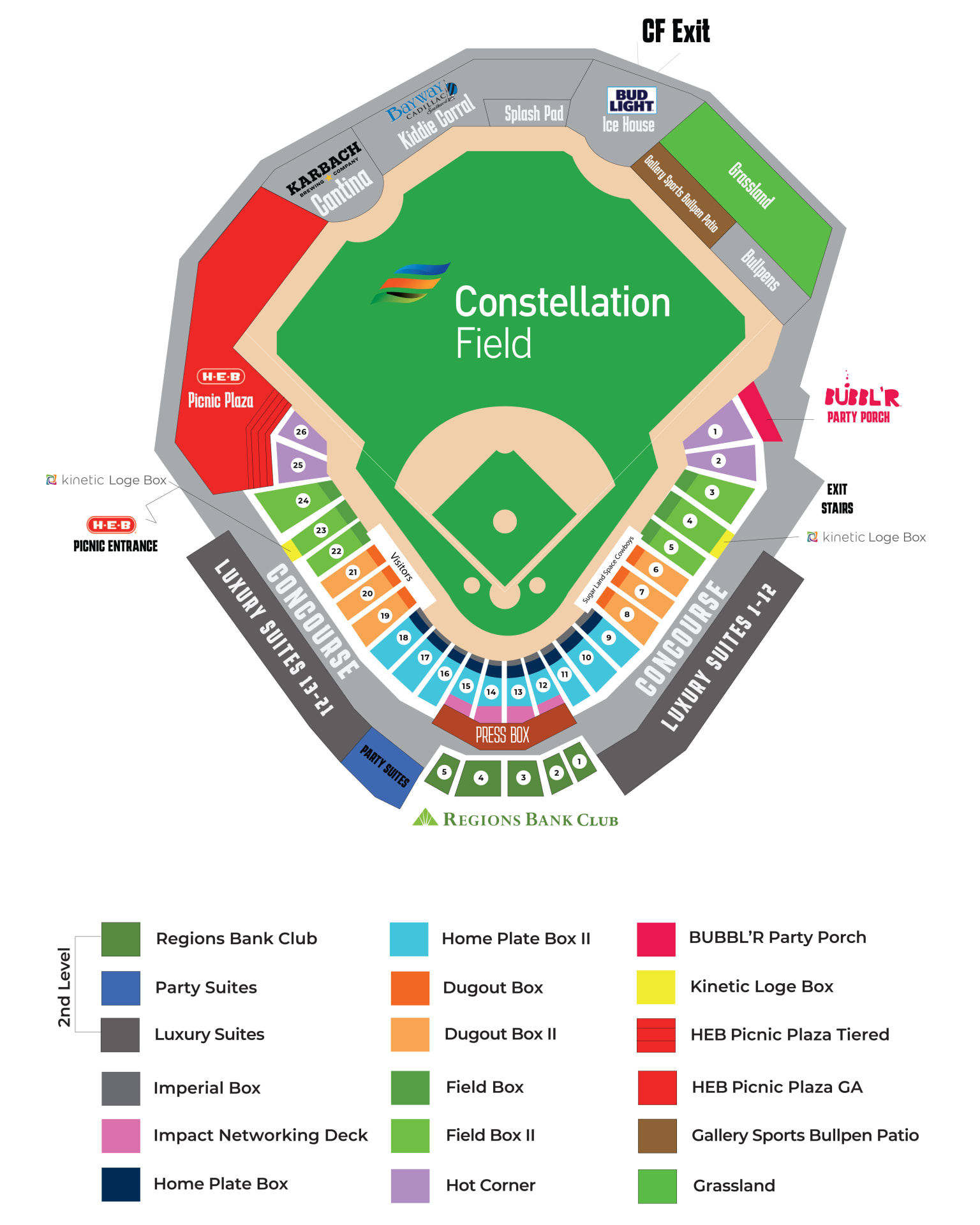 Stadium Map | Space Cowboys