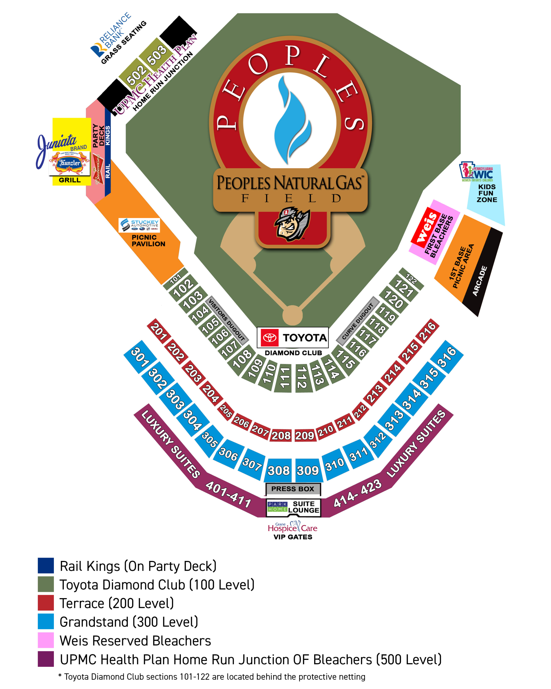 Seating Chart & Pricing | Curve