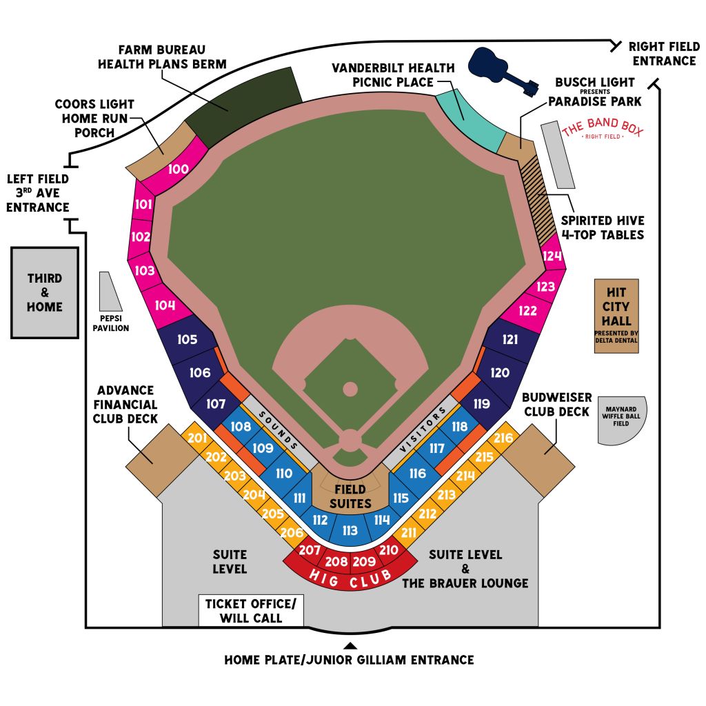 Seating Map & Pricing | Sounds